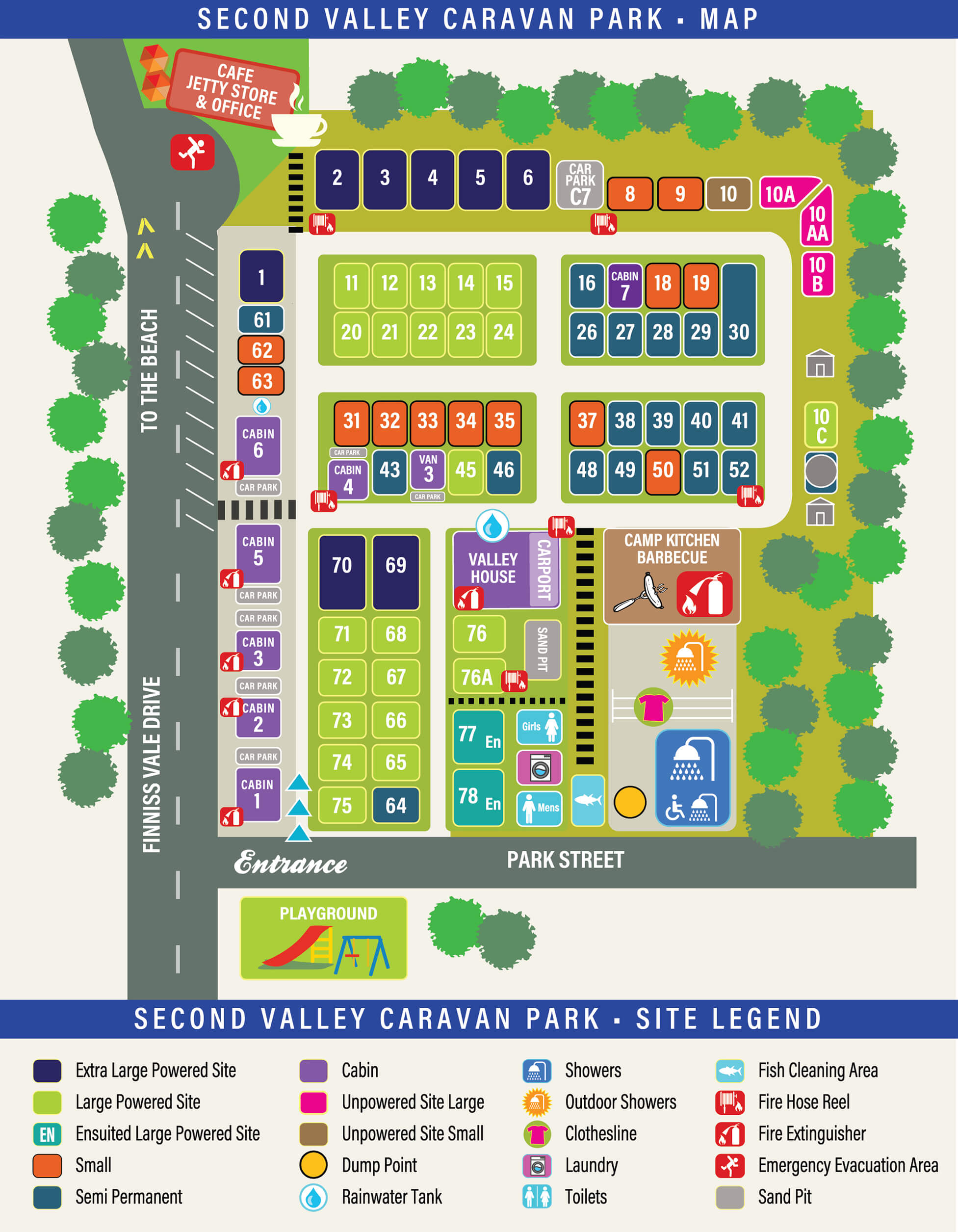 Map & Rules – Second Valley Caravan Park